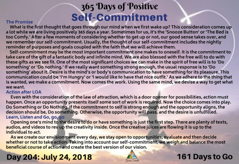 365 Days of Positive | Self-Commitment - Good Scrolls