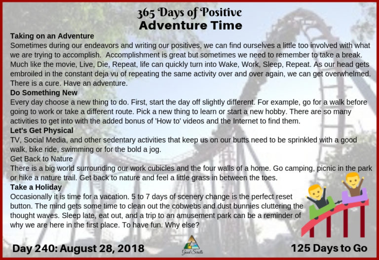 365 Days of Positive| Adventure Time - Good Scrolls